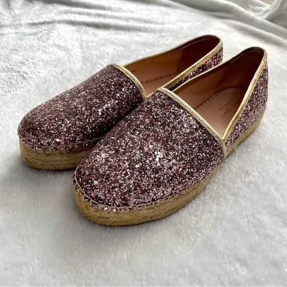 kate spade | Shoes | Kate Spade New York Linds Too Pink Glitter Platform Espadrilles | Poshmark
